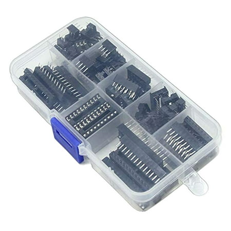 PCB DIY kit DIP IC sockets adapter solder type socket kit 0.22UF solder ...