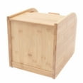 CNCEST Rice Dispenser Wood Rice Storage Container Kitchen Food ...