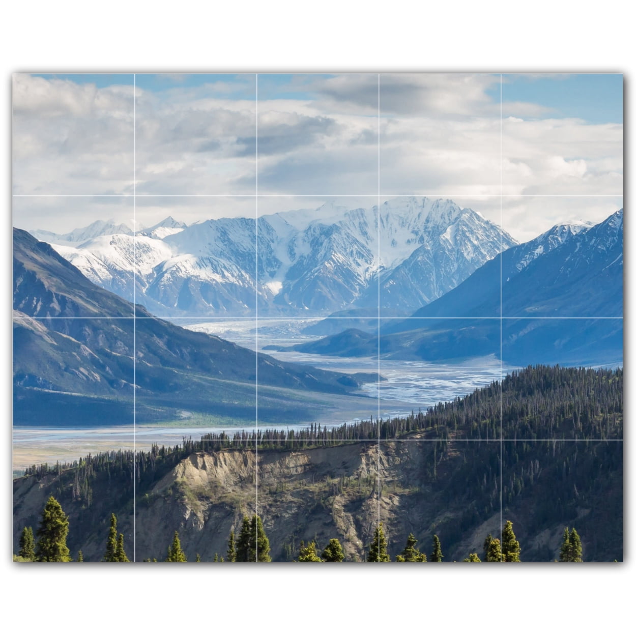 Picture-Tiles.com: Mountains Ceramic Tile Wall Mural WAL500866-54XL. 60 ...