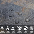 6" X 12" Rust Slate Peel And Sticksplash Wall Tiles Pvc Faux Stone On ...