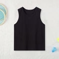 Big Girls T Shirts Knit Tank For Sleeveless Layering Vest Pure Solid ...