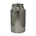 INTBUYING Stainless Steel Milk Pail Sealed Storage Barrel ...