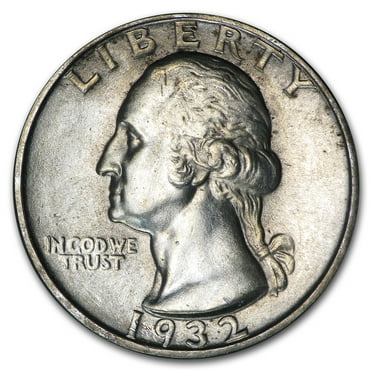 1932-D Collectible Washington Quarter Coin in Good Condition - Walmart.com