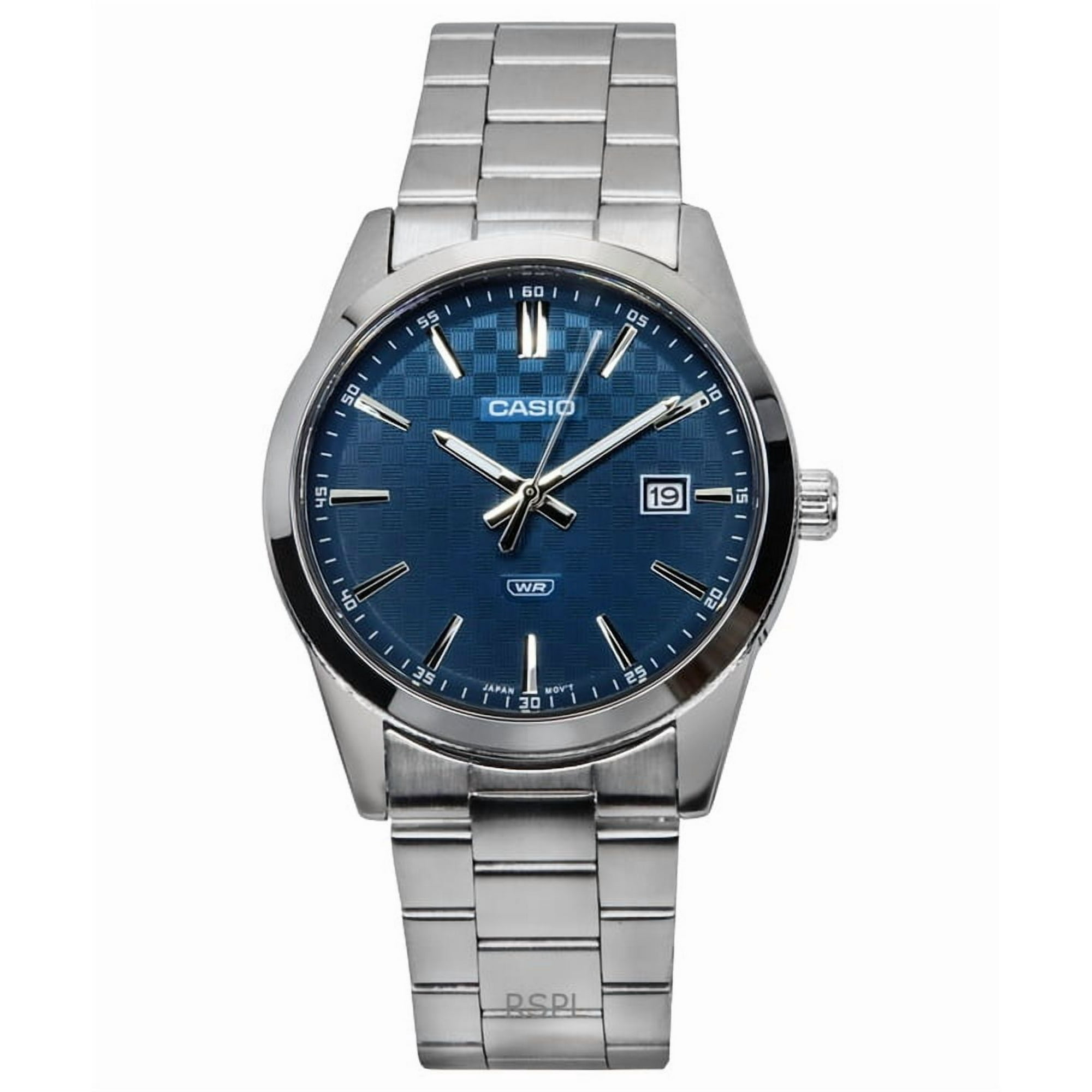 Click here for Casio Standard Analog Stainless Steel Blue Dial Qu... prices