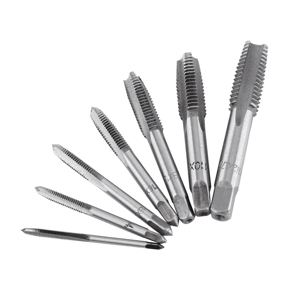 7pcs Metric Thread Steel Tap Tapping Tool M3 M4 M5 M6 M8 M10 M12 7pcs Metric Thread Steel Tap Tapping Tool M3 M4 M5 M6 M8 M10 M12
