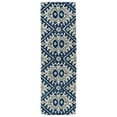 Global Inspiration Ikat Modern Rug - Blue - 8' x 10' - Walmart.com