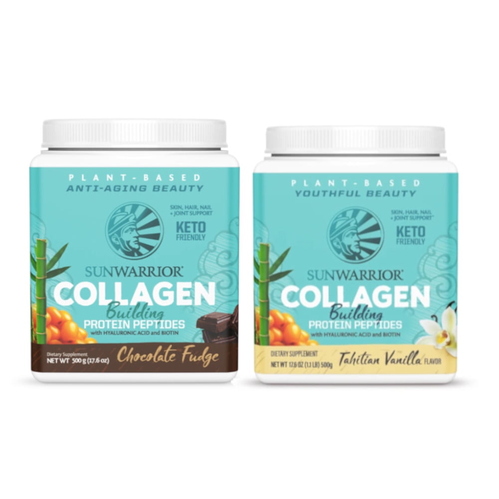 Sunwarrior - Vegan Collagen Building Protein Peptides with Hyaluronic ...