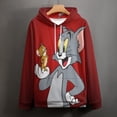 Men's Tom Cat Jerly Hoodie Long Sleeves Unisex Graphic Print Sweatshirt ...