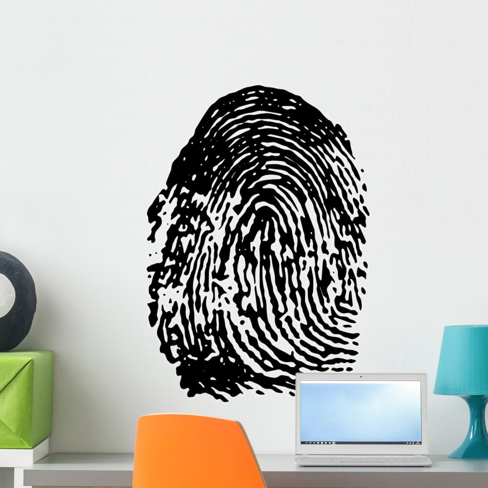 Fingerprint Fingerprint Wall Decal by Wallmonkeys Peel and Stick ...