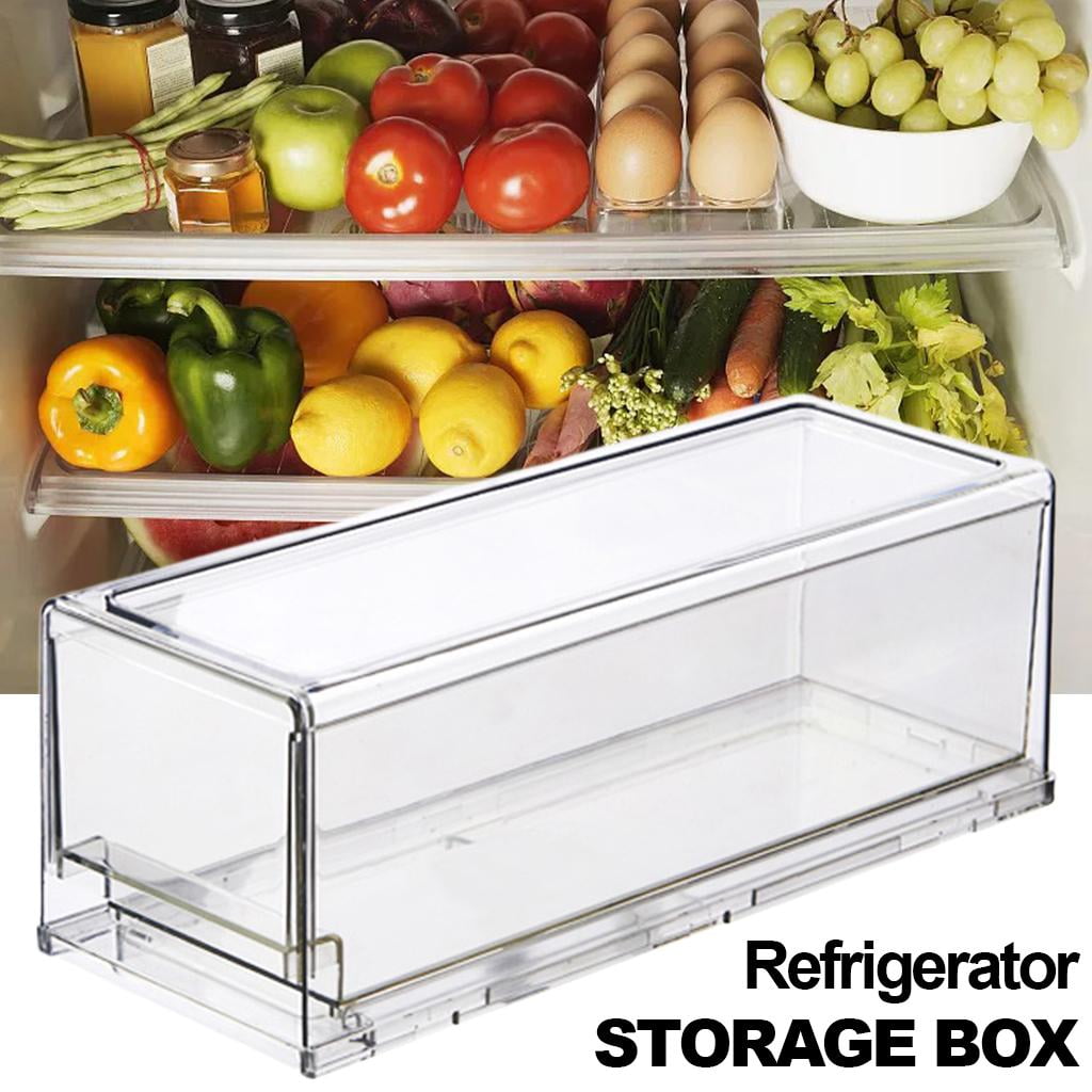 Refrigerator Storage Bin Drawer Design Large Capacity PP Polypropylene ...