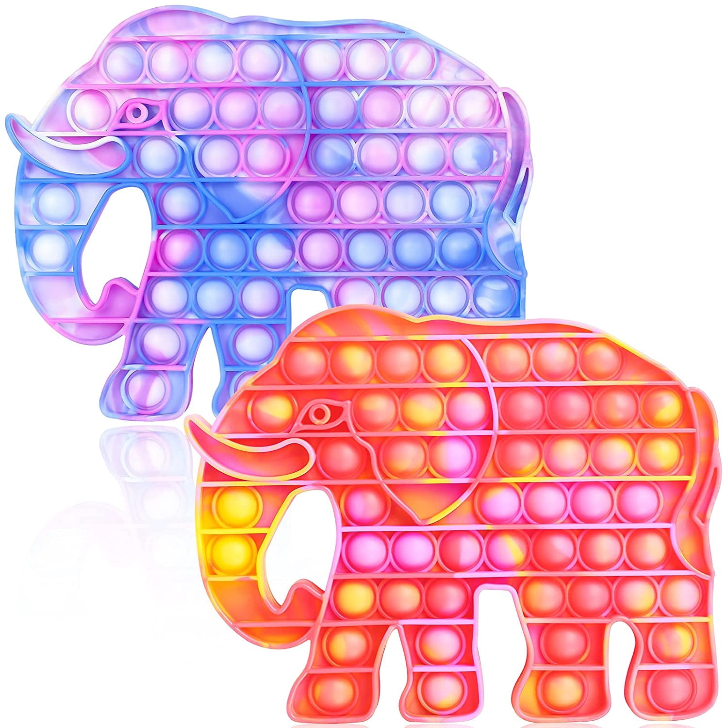 kidsjoy POP Fidget Push Toys Elephant: Big Size Bubble Squeezes Sensory ...