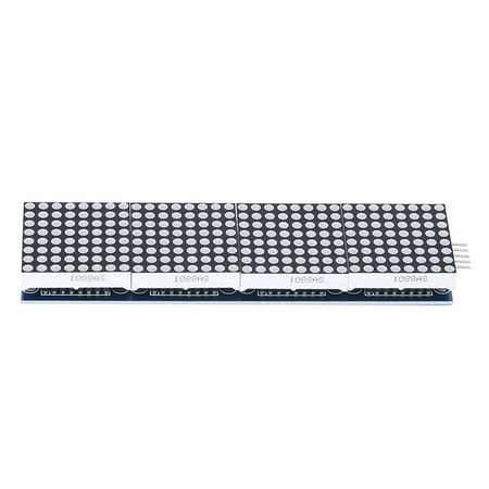 Microcontroller Module MAX7219 Module, 4-in-1 Dot Matrix Module Dot ...