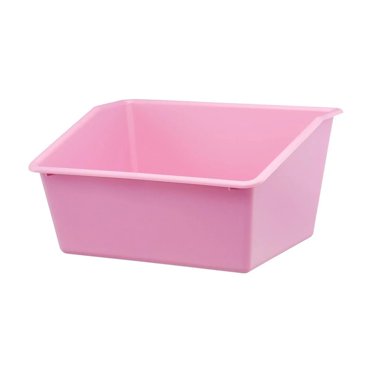 Really Useful Box Snap-Lid Storage Bin - 42 Litre - Clear & Blue ...