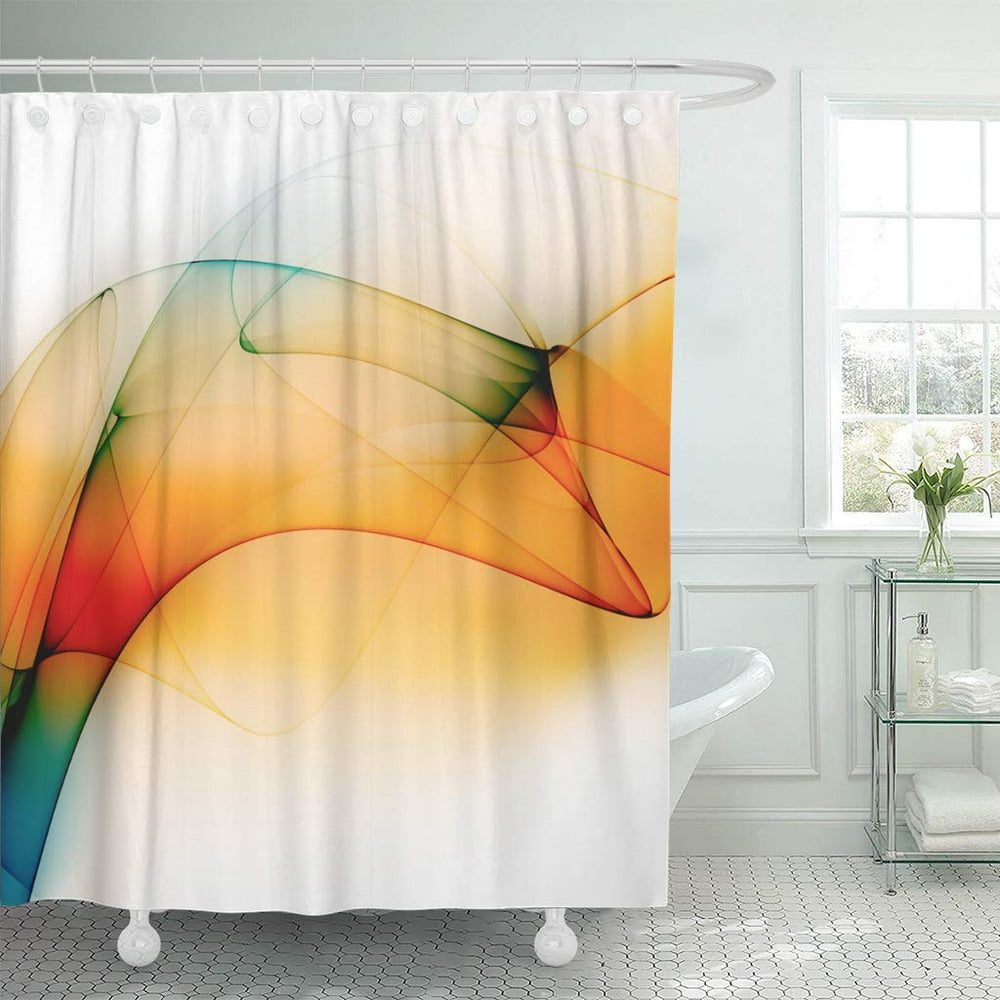 Ksadk Orange Graphic Abstract Yellow Technology Cool Modern Wave Clean