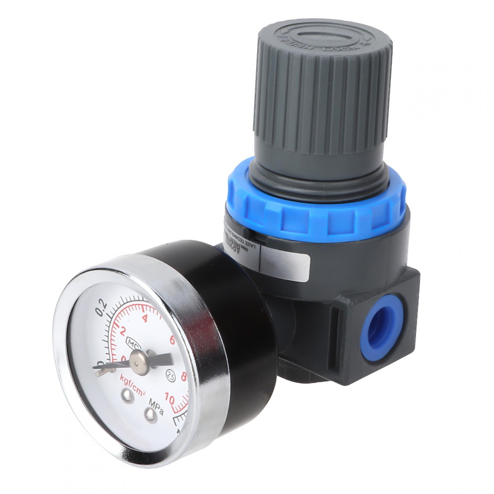 Un manómetro, manómetro AR2000 Regulador de presión neumático de ...