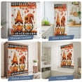 Bathroom Shower Curtain Gnome Thanksgiving Maple Leaf Waterproof Shower ...
