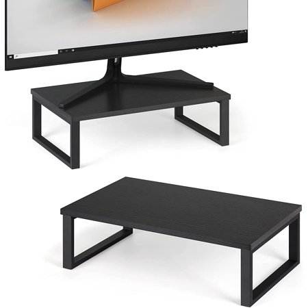 Rustic Monitor Stand Riser, 2 Pack Monitor Risers for Laptop, Computer ...
