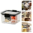 ZHIYUCOME Clearance Airtight 4 Pc Mini Container Set Clear Plastic Food ...