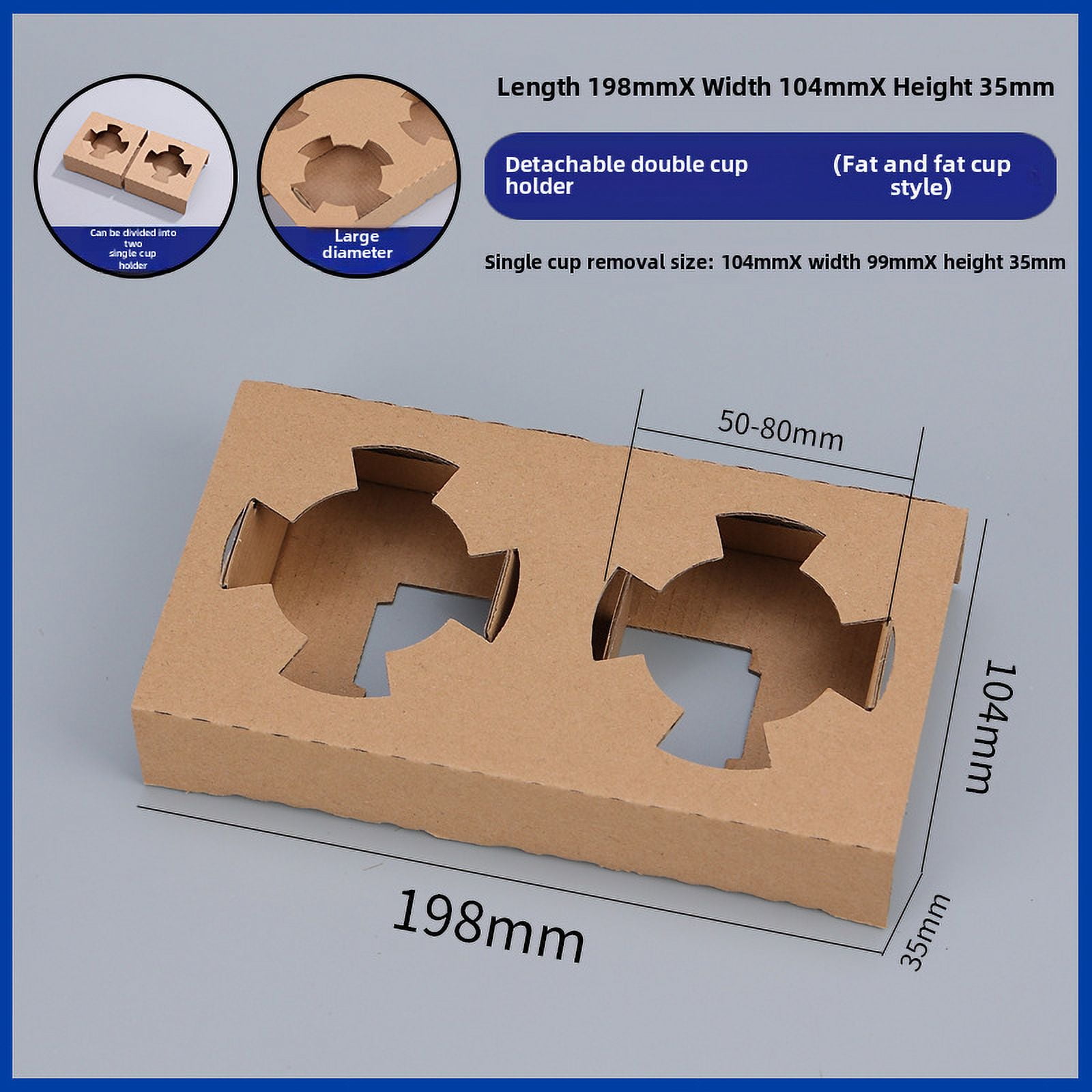 Portavasos desechable para llevar, posavasos para té con leche, taza ...