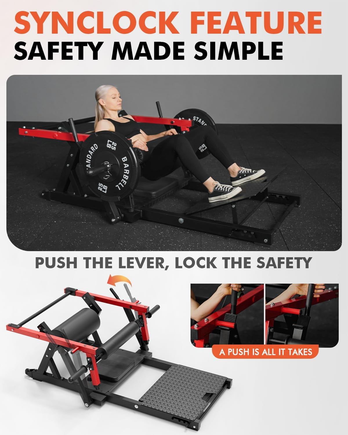 Syedee Glute Bridge & Hip Thrust Machine, 800LBS Nepal | Ubuy