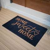 18x30 NVY Home Sweet Home Mat - Walmart.com