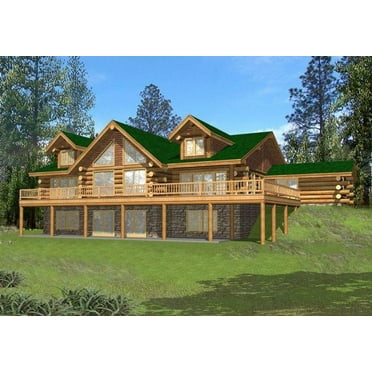 001-2144: Ranch ICF 4 Bed, 5 Bath Luxury Home Plan, 5460 Sq Ft: Full ...