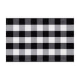 3 Pcs Buffalo Plaid Outdoor Rug, Checkered Front Porch Mat Machine ...