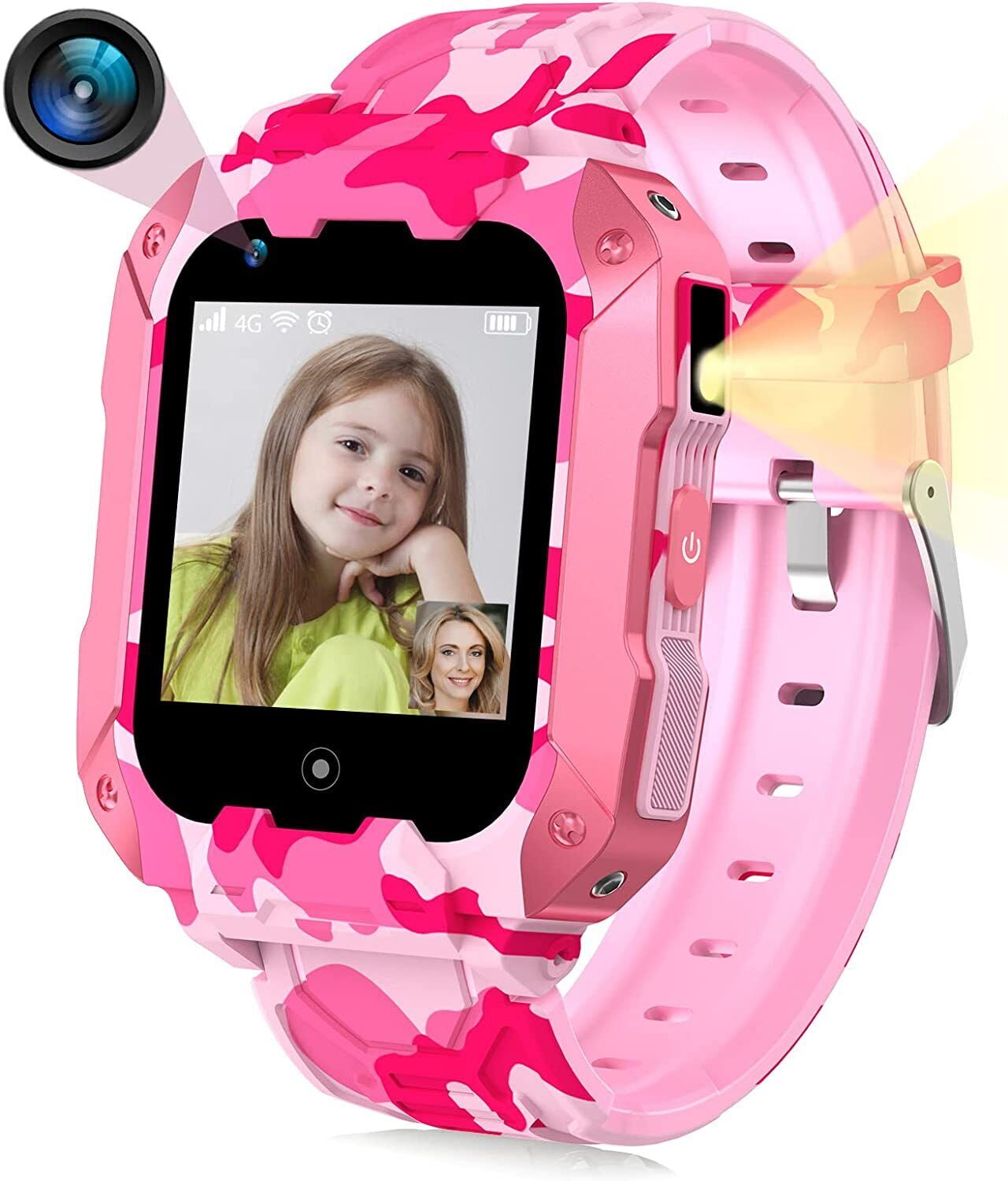 4G Kids Smart Watch for Boys Girls Kids Latest Phone Watch with Voice ...