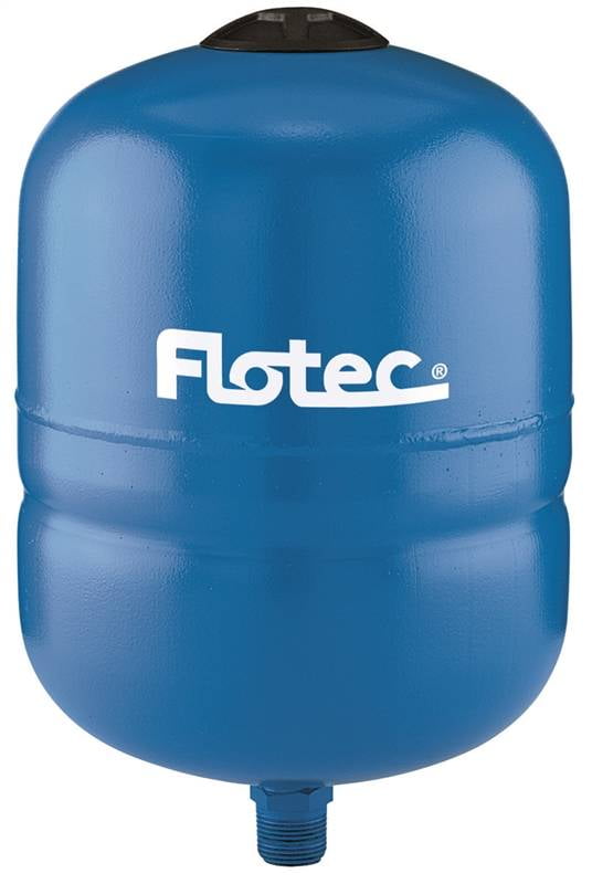 Flotec FP7105-00 Vertical Pre-Charged Pressure Tank, 2 gal, 3/4 in NPT ...
