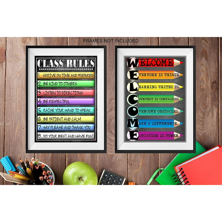 Elementary Classroom Rules Poster