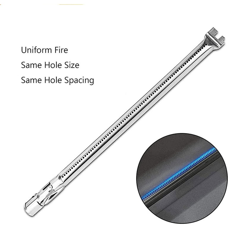 Grill Burner 62752 For Weber Genesis Front Knobs E310,