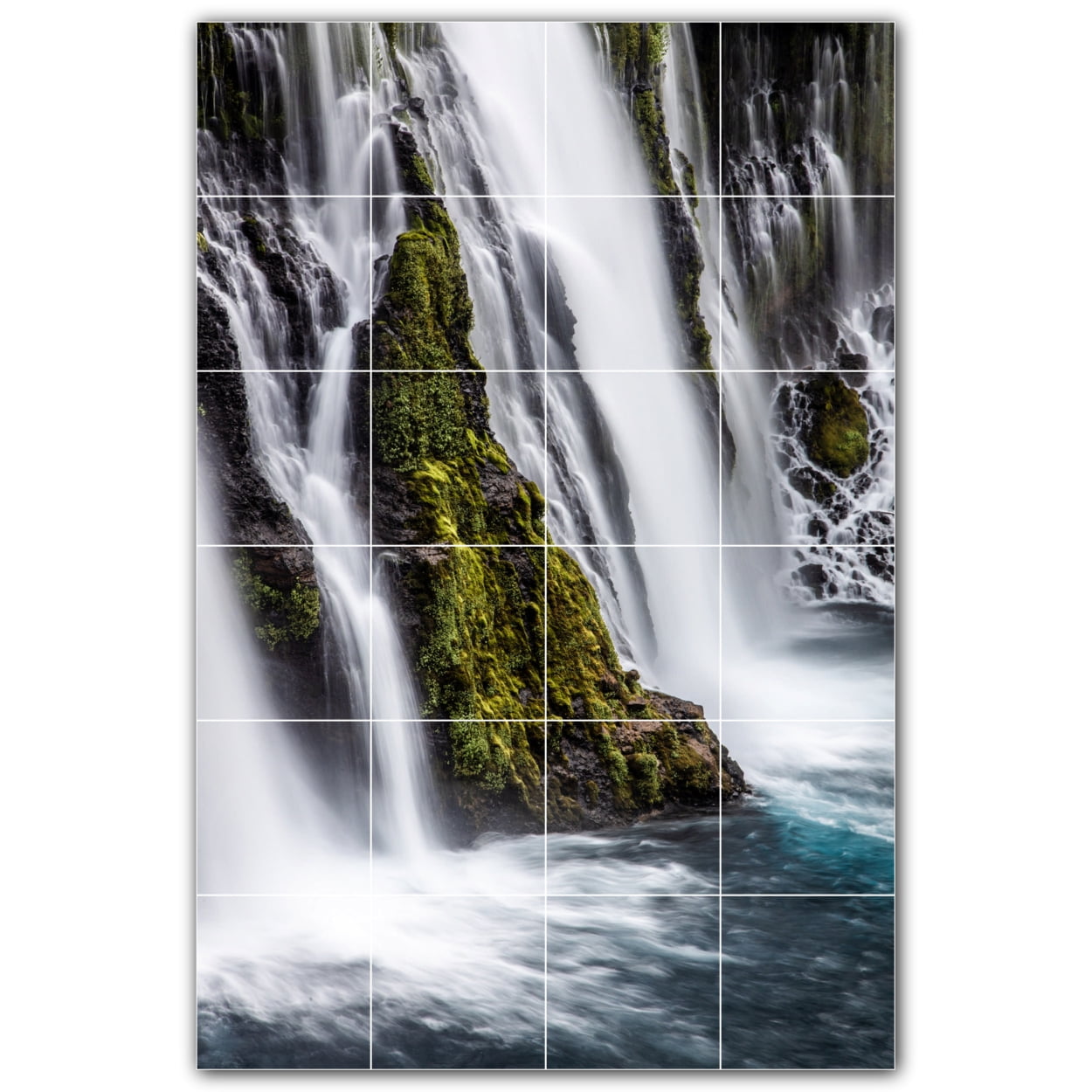 Picture-Tiles.com: Waterfalls Ceramic Tile Wall Mural WAL501089-46M. 24 ...