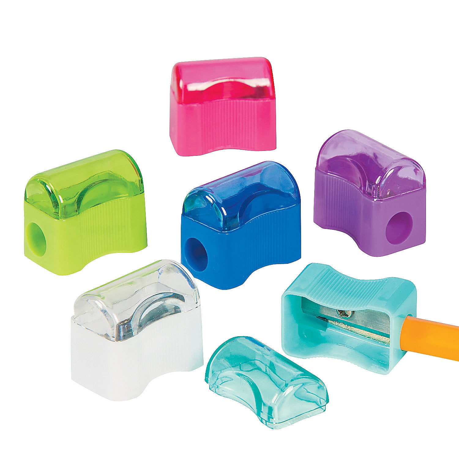 Winter Colored Pencil Sharpeners - Stationery - 72 Pieces - Walmart.com