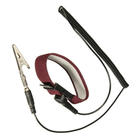 Goriertaly Anti Static Wrist Band with Clip Adjustable Grounding Hand ...