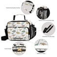 ALAZA Dinosaur Funny Lunch Box Insulated Cooler Bag Reusable Tote Bags ...