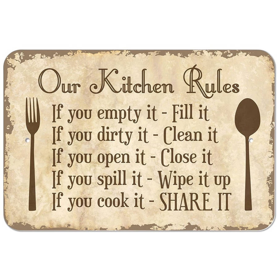 Cooking Rules