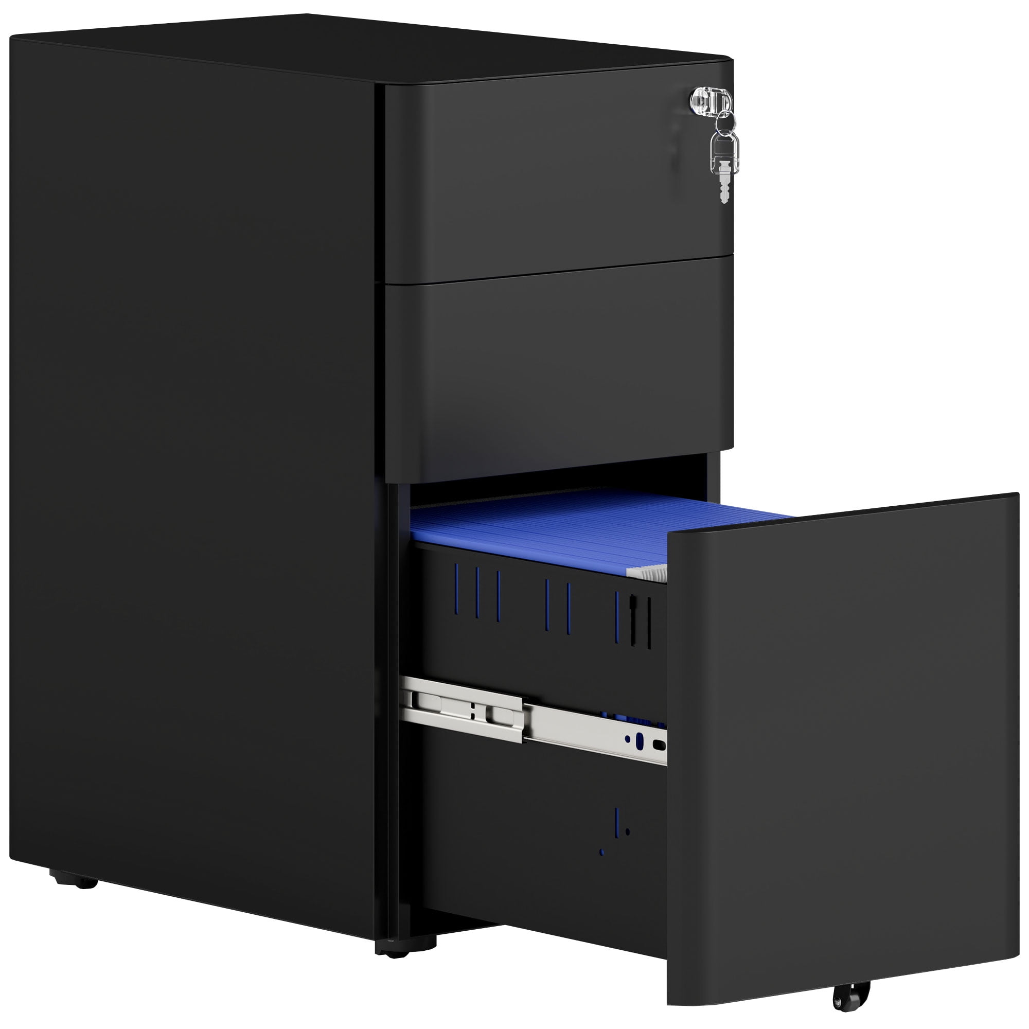 Click here for Vinsetto Steel File Cabinet With 3 Drawers  Lockab... prices