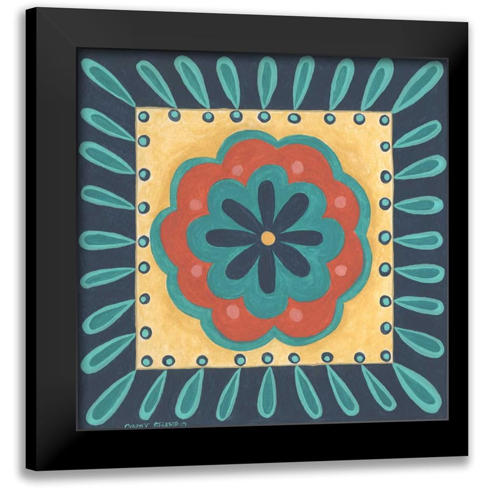 Shamp, Cindy 20x20 Black Modern Framed Museum Art Print Titled - Boho ...