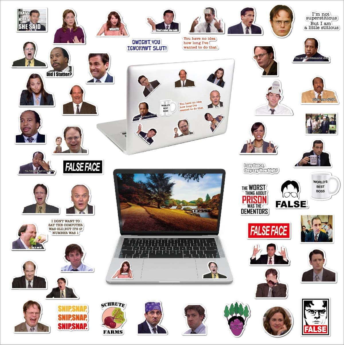 The Office Sticker Pack of 50 Random The Office Stickers Bomb for ...