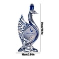3D Sculpted Grey Goose Glass Whiskey Bottle, 350Ml Glass Vod.ka Whiskey ...