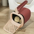 3-in-1 Cat Litter Scoop with Waste Storage Container and Litter Bag ...