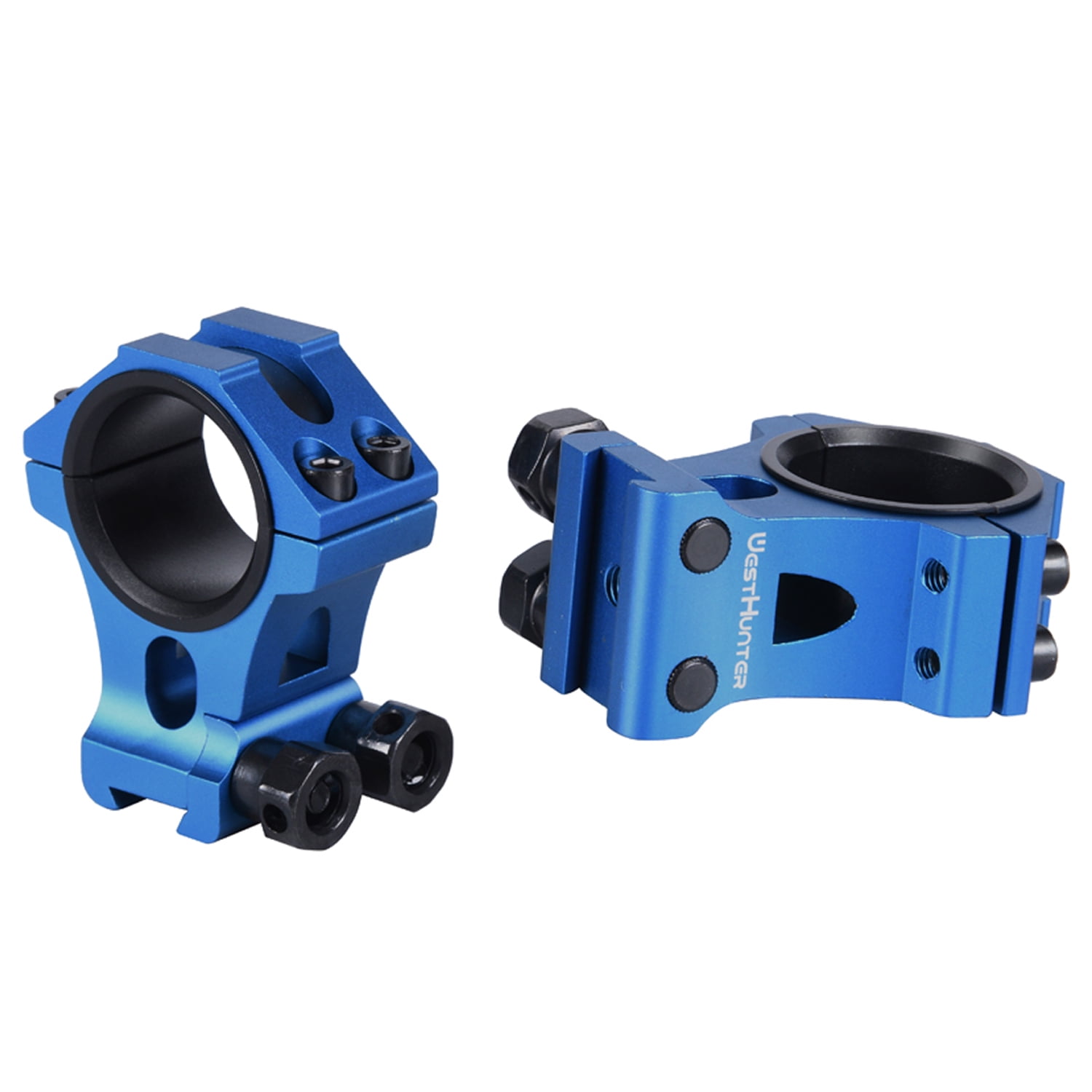 WestHunter WH203 Dovetail Scope Rings, 1 in/30mm | High Profile, Blue ...
