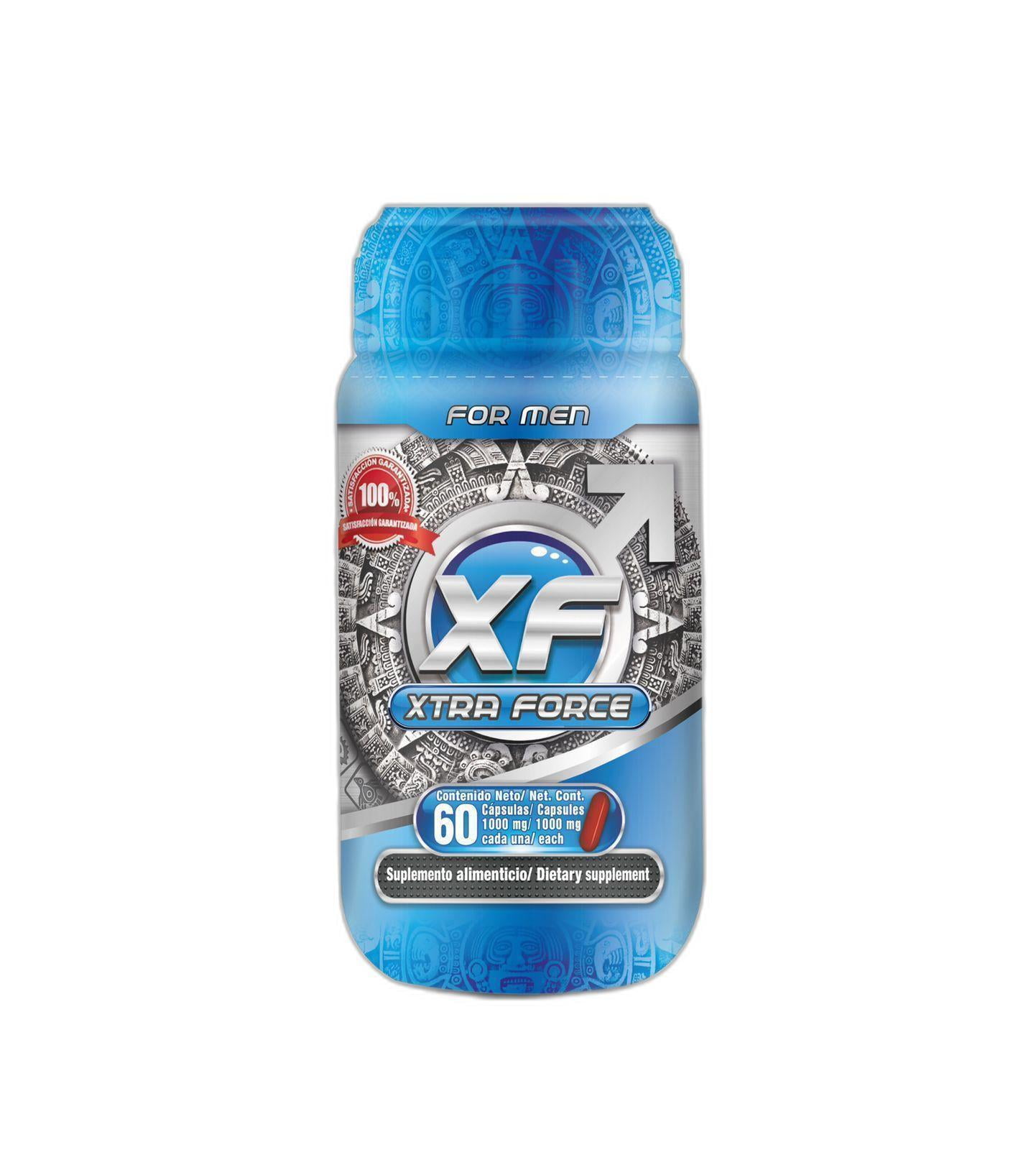 Vigorizante Masculino Xtra Force Próstata Sana 60 Cápsulas Xtraforce Xtra Force Masculino ...