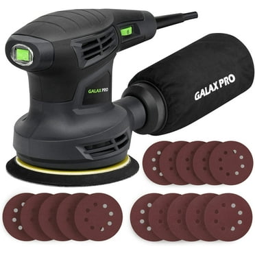 DEKO Electric Sander with 16 Sandpapers, 14000RPM, 5-Inch, High ...