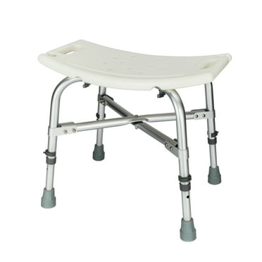 Drive Medical Adjustable Height Bath Stool, White - Walmart.com