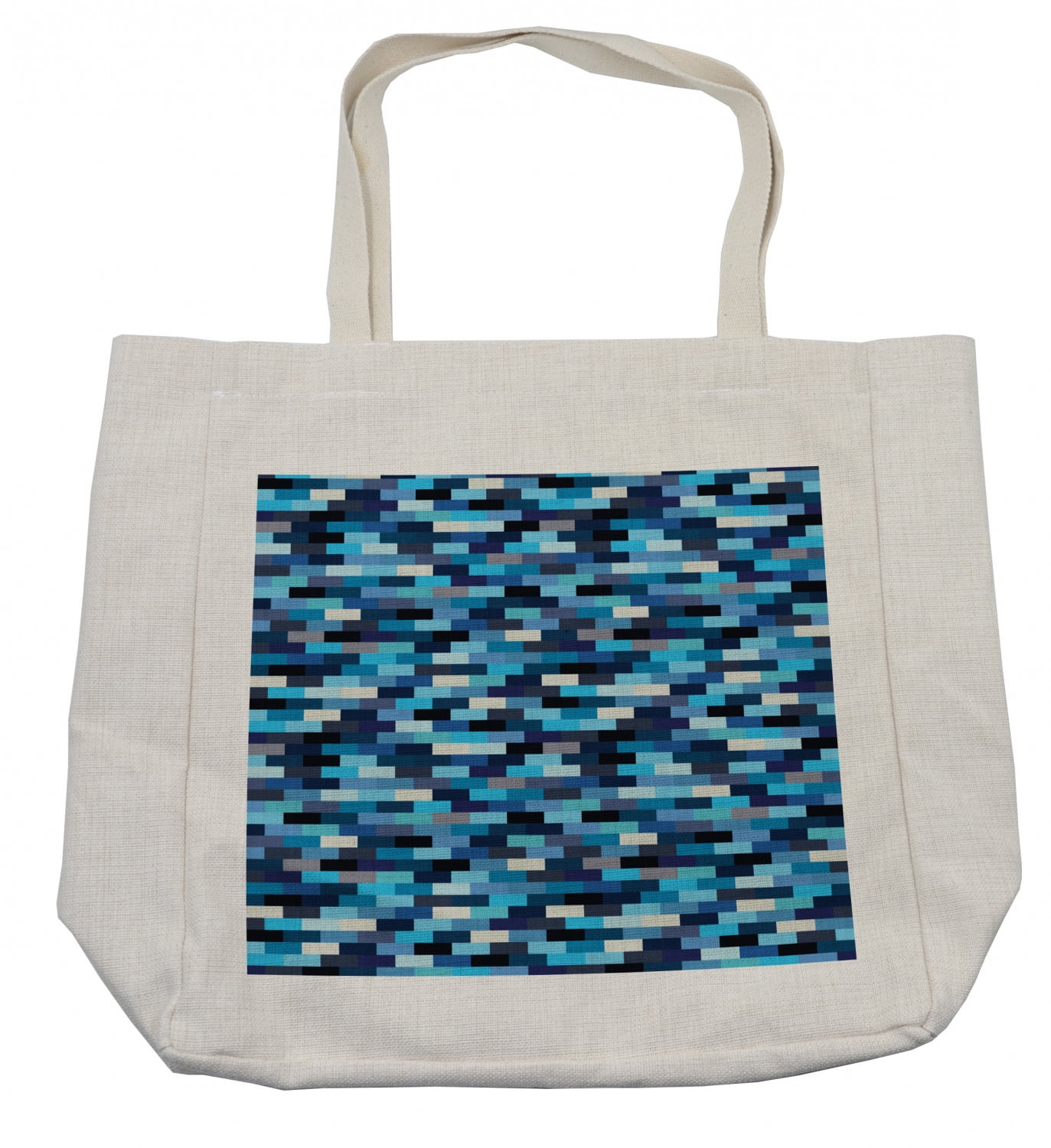 Abstract Shopping Bag, Modern Contemporary Geometric Design with Stripe ...