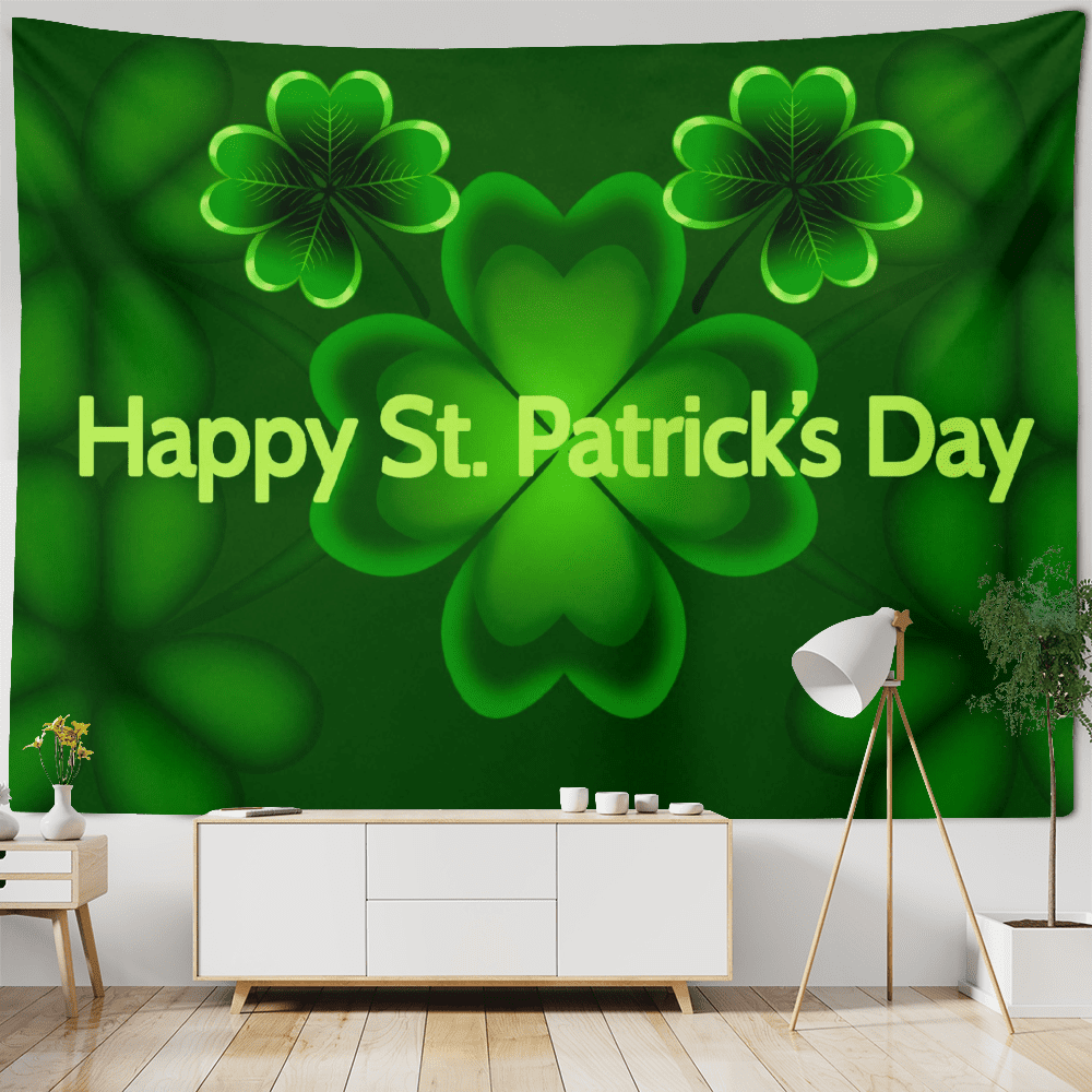 Spring St. Patrick's Day Backdrop and Tablecloth Background Table Cover ...