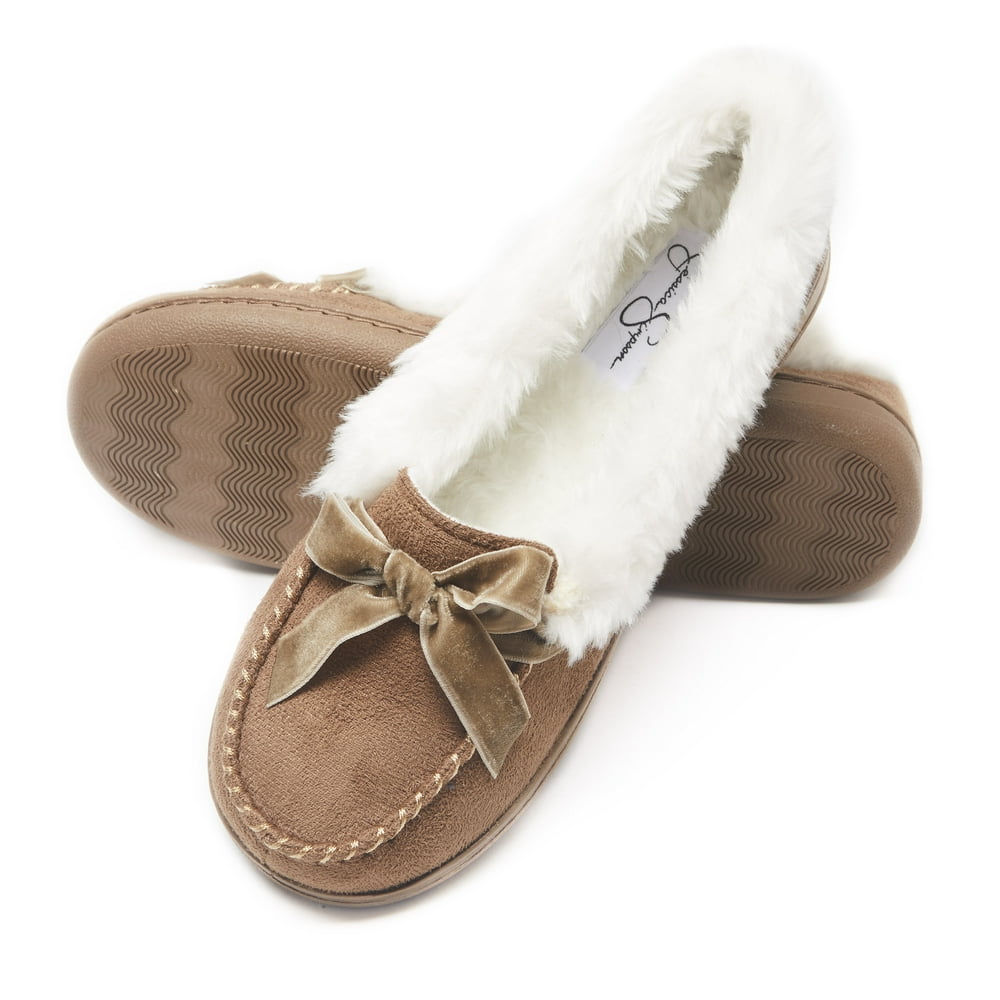 Jessica Simpson - Jessica Simpson Womens Micro Suede Moccasin Indoor ...
