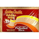 GOLDEN CANILLA 20 Lb Long Grain Parboiled Rice, Fluffy & Non-Sticky ...