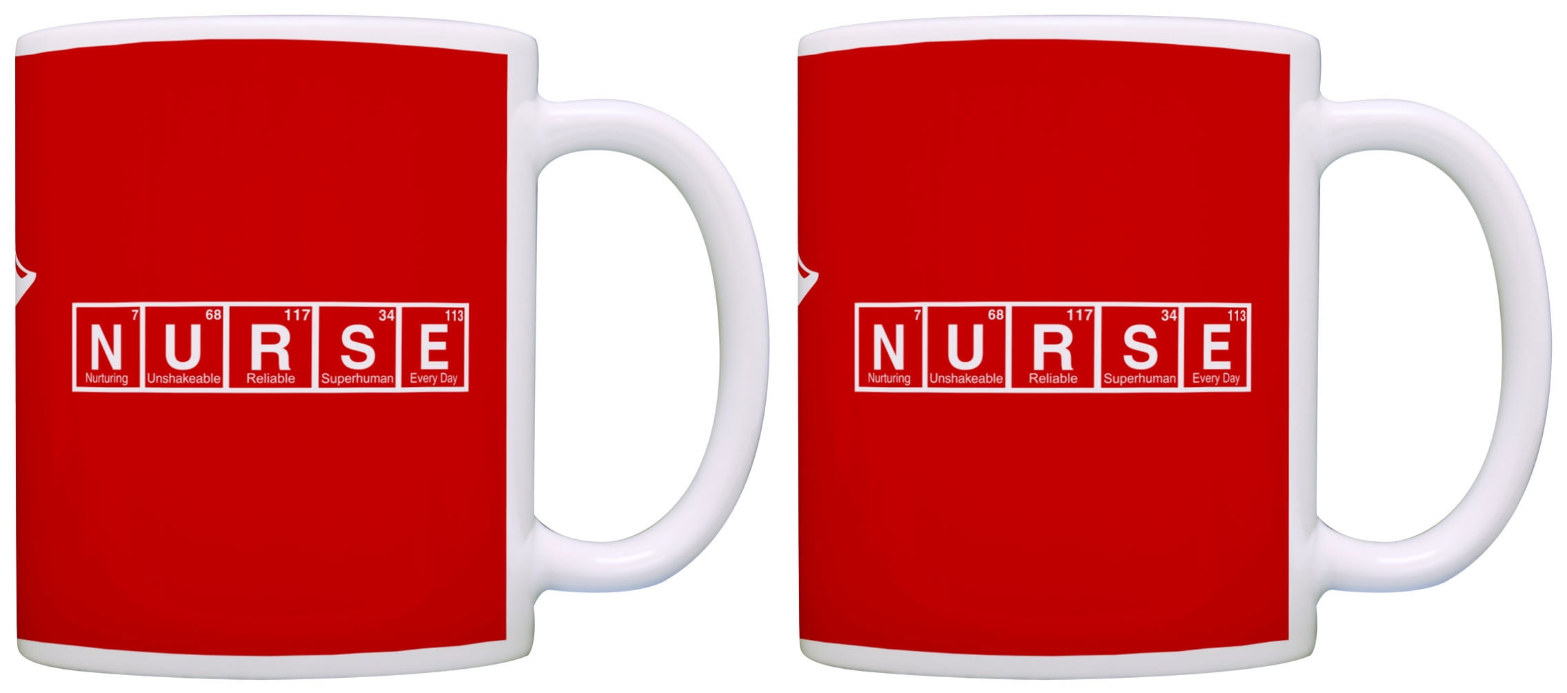 ThisWear Nursing Gifts Nurse Spelled with Periodic Table Caduceus 11 ...